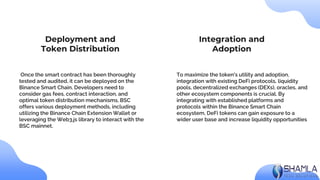 How did DeFi tokens function on Binance smart contract network? | PPT