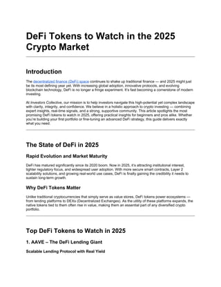 DeFi Tokens to Watch in the 2025 Crypto Market.docx