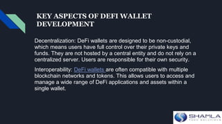 Defi wallet development | PPT