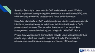 Defi wallet development | PPT