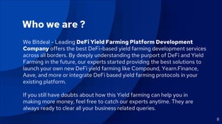 What is DeFi Yield Farming ? | PPT