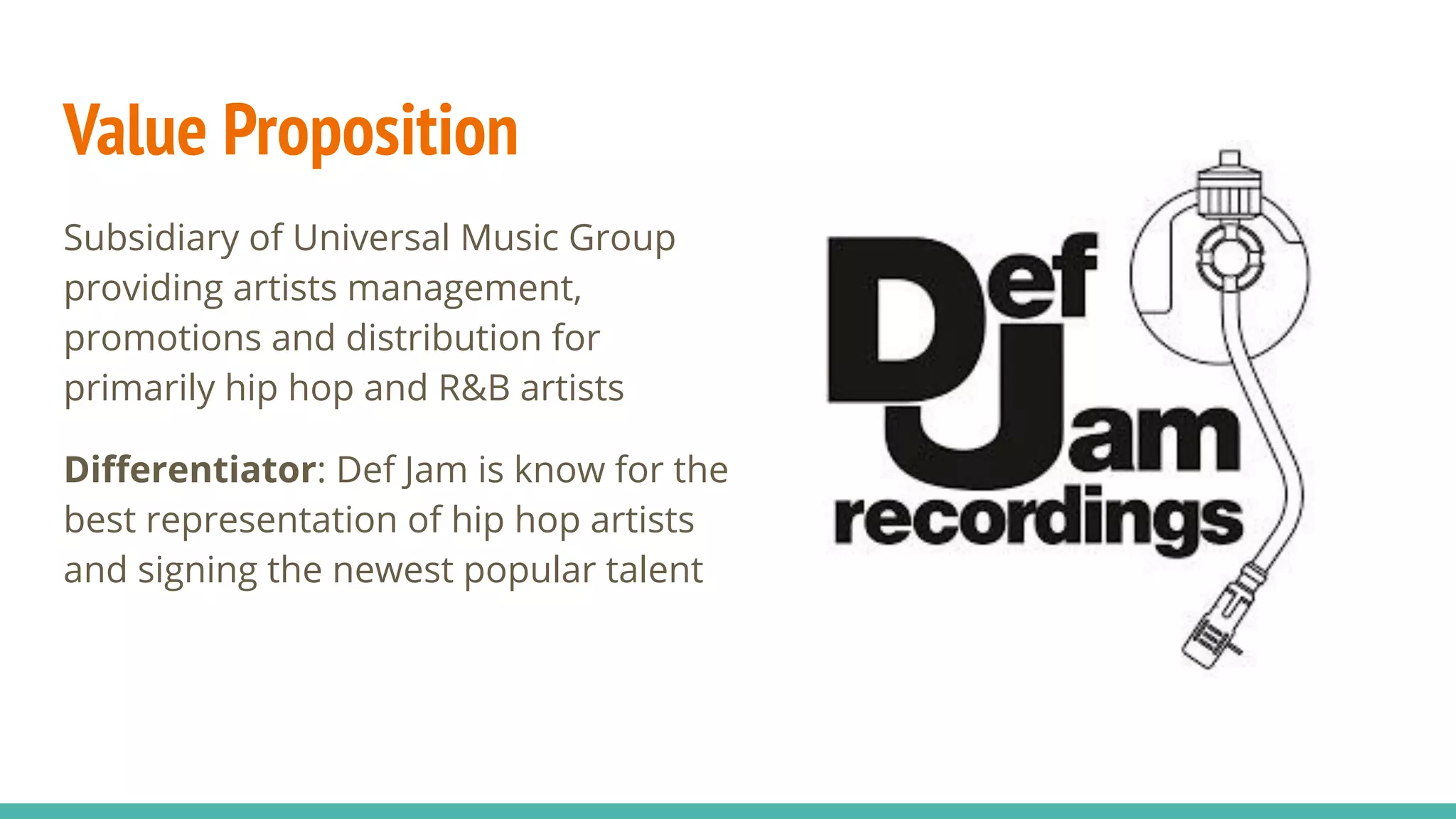 Def Jam Business Model | PPT