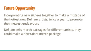 Def Jam Business Model | PDF