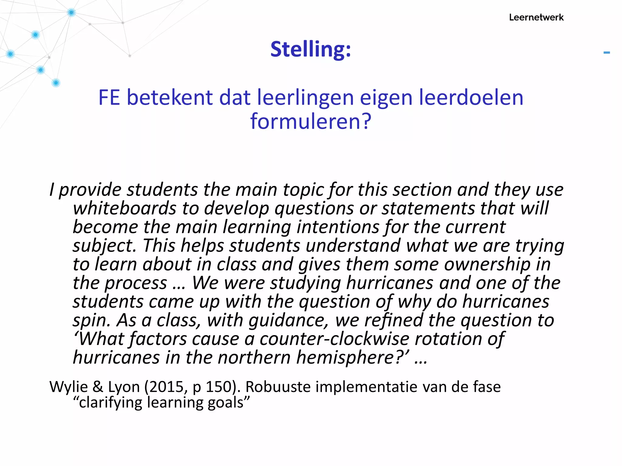 De cyclus van formatief evalueren | PDF | Educational Assessment ...