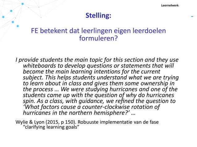 De cyclus van formatief evalueren | PDF | Educational Assessment ...