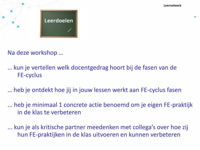 De cyclus van formatief evalueren | PDF | Educational Assessment ...