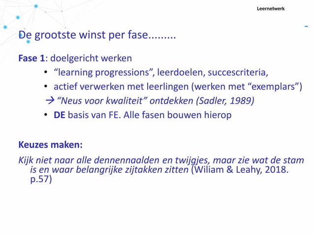 De cyclus van formatief evalueren | PDF | Educational Assessment ...