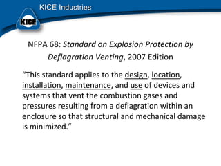 Deflagration vent (1) | PDF