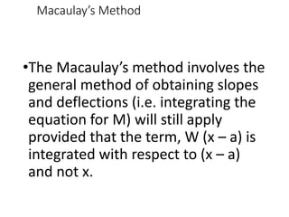 Deflection-of-beam of strength of material | PPT
