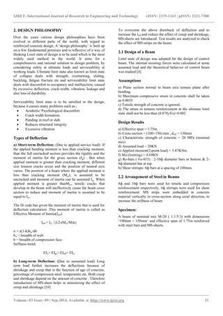 Deflection control in rcc beams by using mild steel strips (an ...