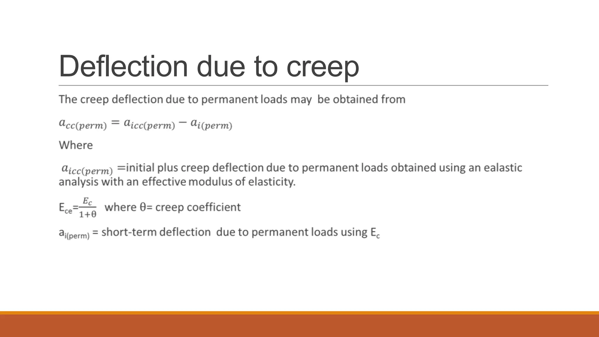 Deflection & cracking of RC structure(limit state method) | PPTX