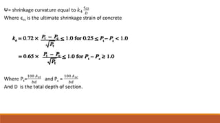 Deflection & cracking of RC structure(limit state method) | PPTX