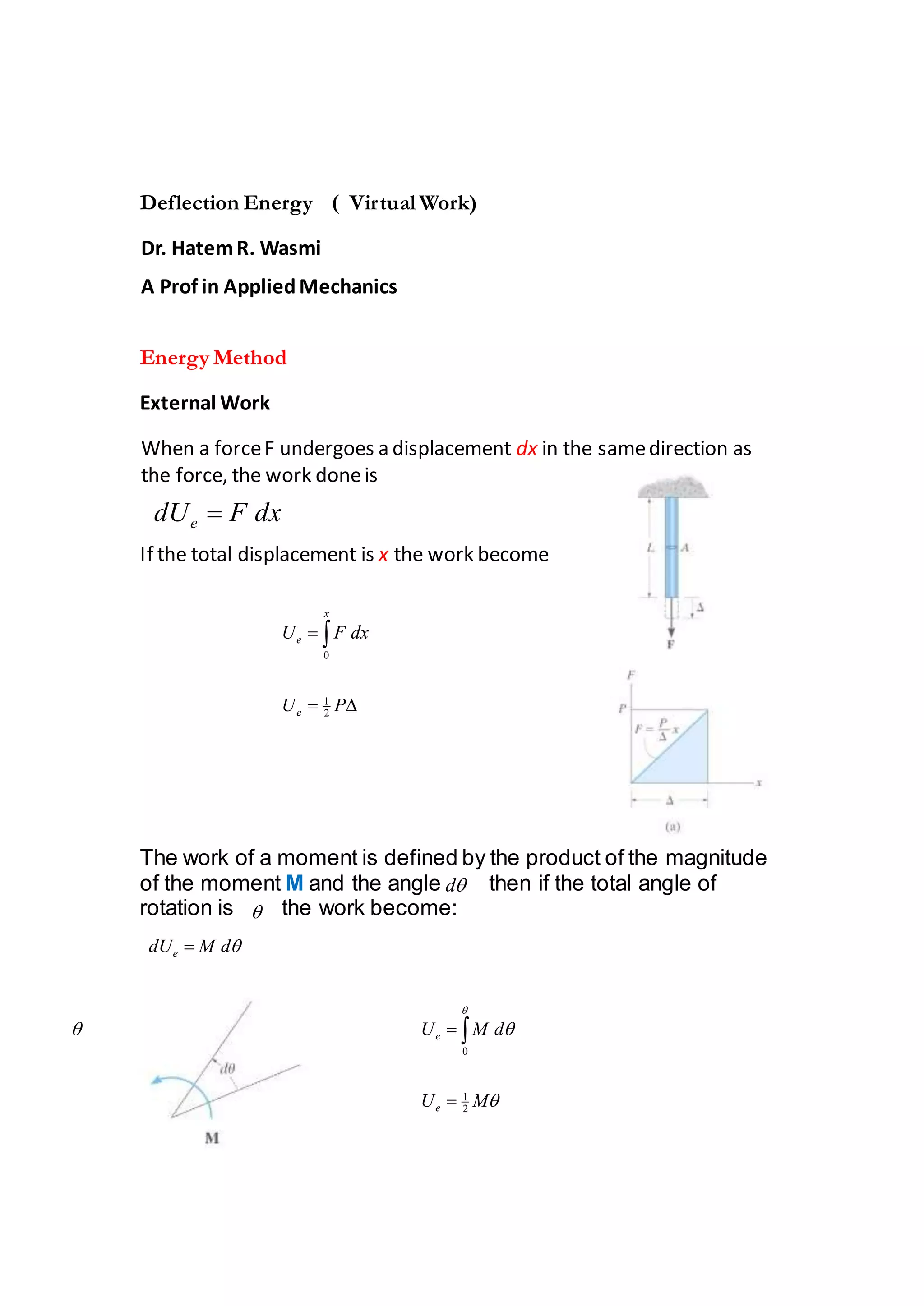 Deflection energy | PDF