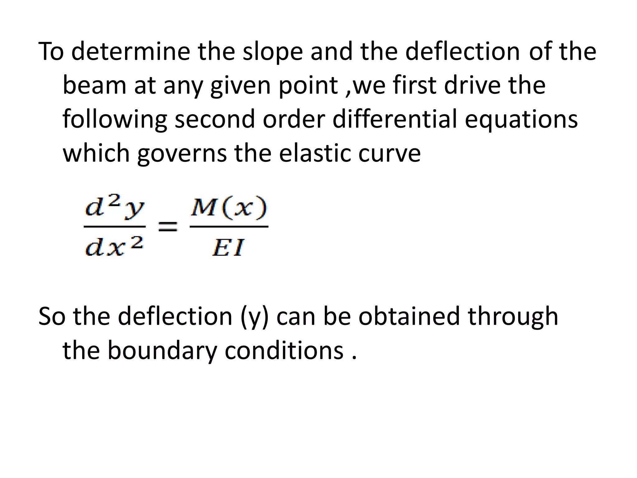 Deflection of beams | PPTX | Physics | Science