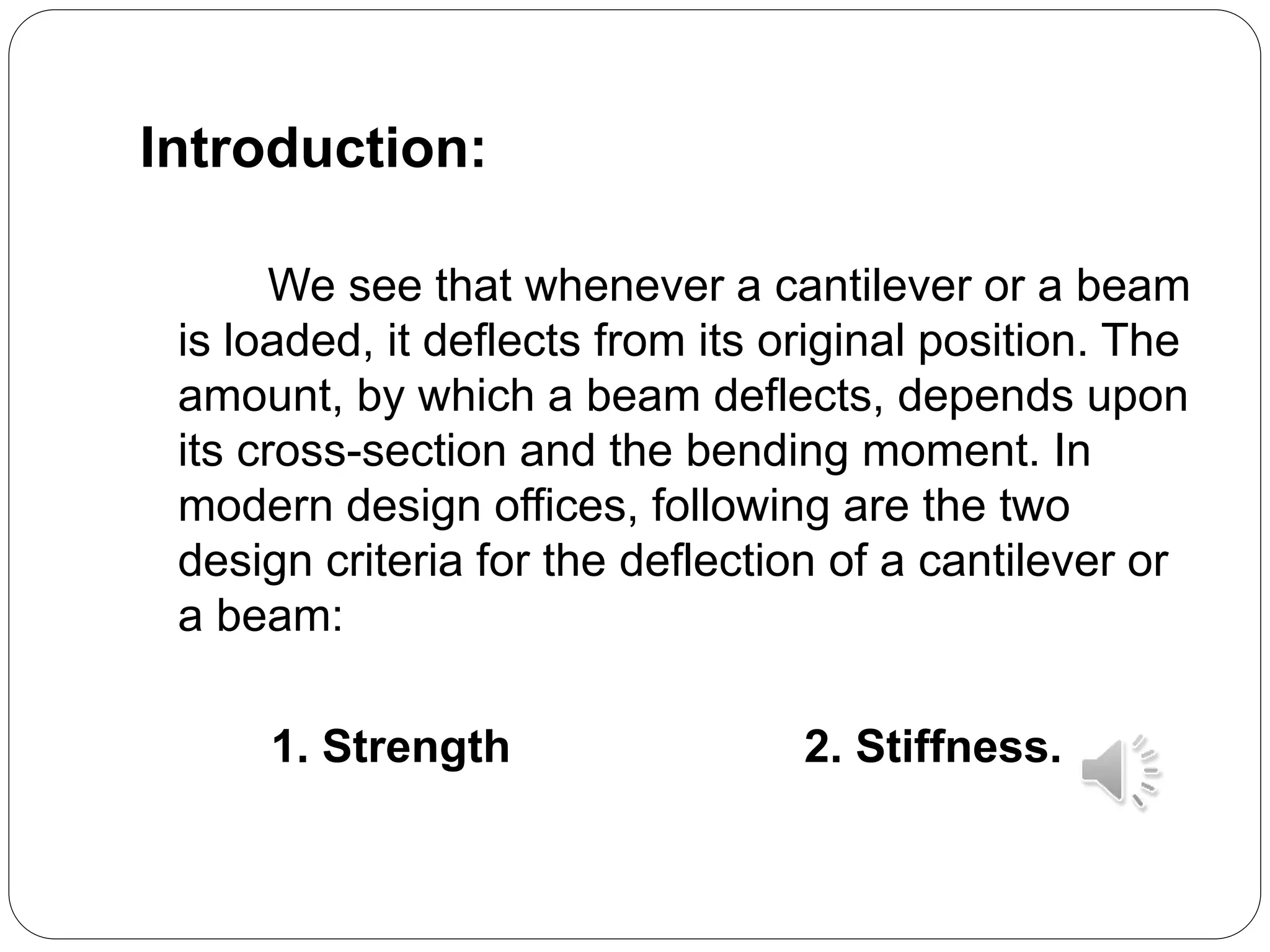 Deflection of Beams.pptx......pptx | Physics | Science