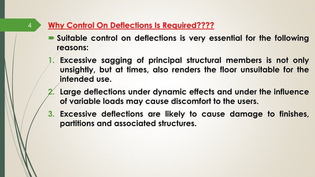 Deflections in PT elements pt structure for all pt slabs in civil ...