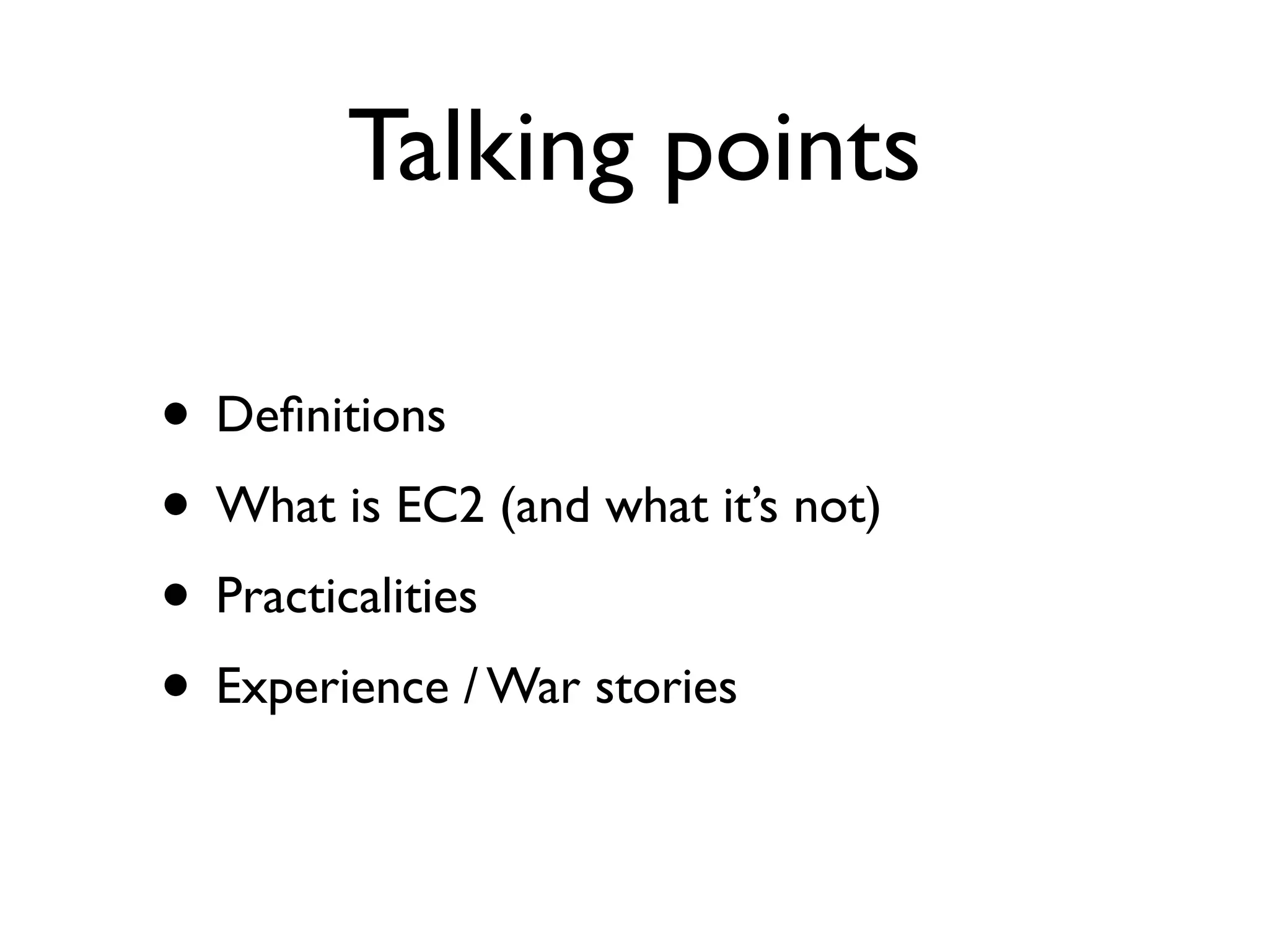 Defluffing Cloud Computing | PPT