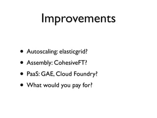 Defluffing Cloud Computing | PPT