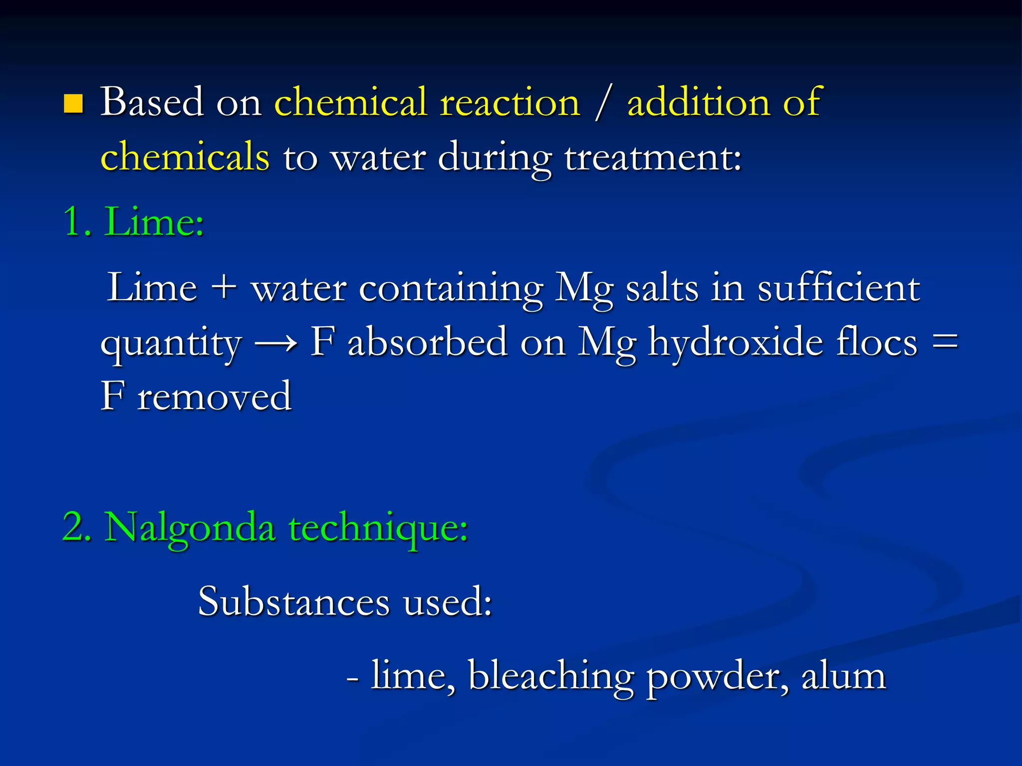 Defluoridation of water.pdf