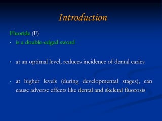 Defluoridation of water.pdf | Dental Health | Diseases and Conditions