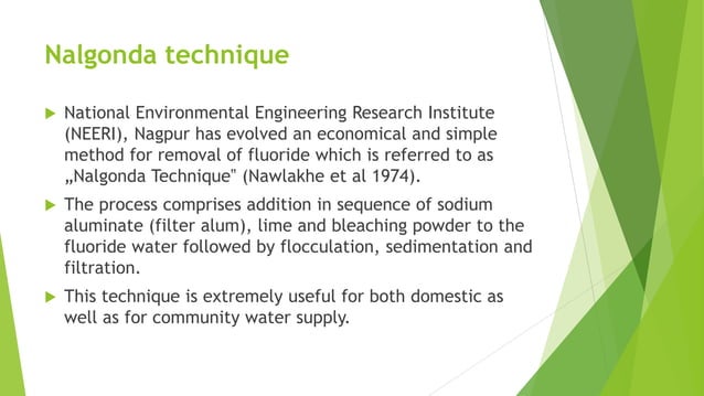 Defluoridation techniques | PPTX | Dental Health | Diseases and Conditions
