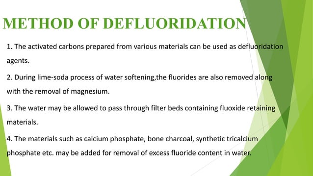 Defluoridation Techniques | PPTX