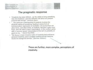 Definitions of creativity | PPT