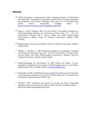Deforestacion en el alto purus | PDF