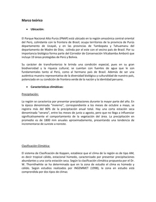 Deforestacion en el alto purus | PDF