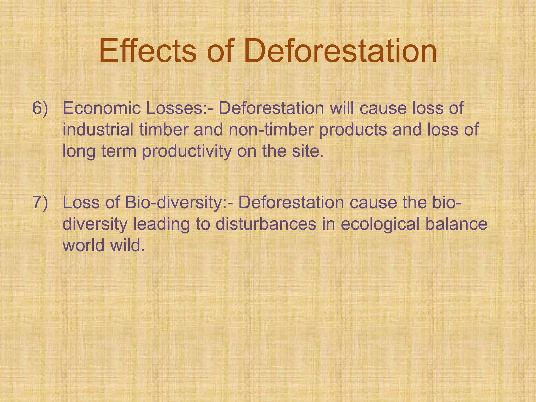 Deforestation | PPTX