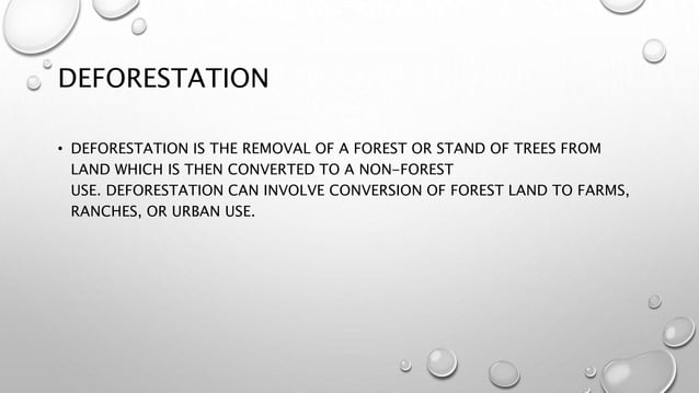 Deforestation | PPTX | Agriculture | Industries