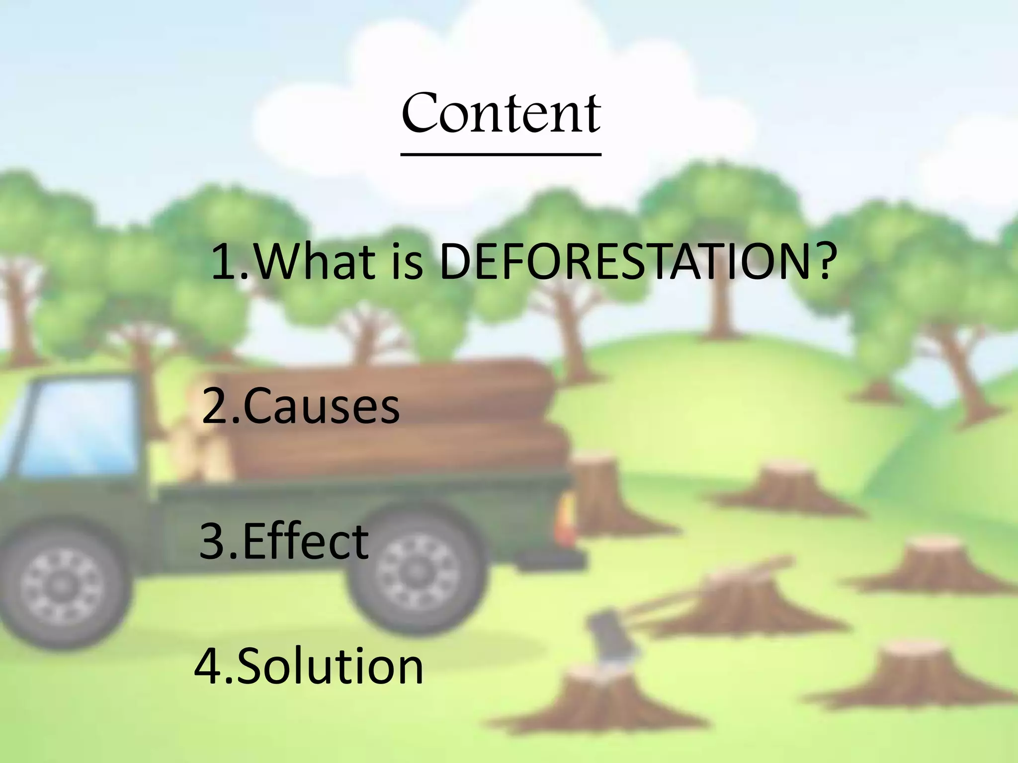 Deforestation | PPTX