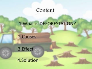 Deforestation | PPTX