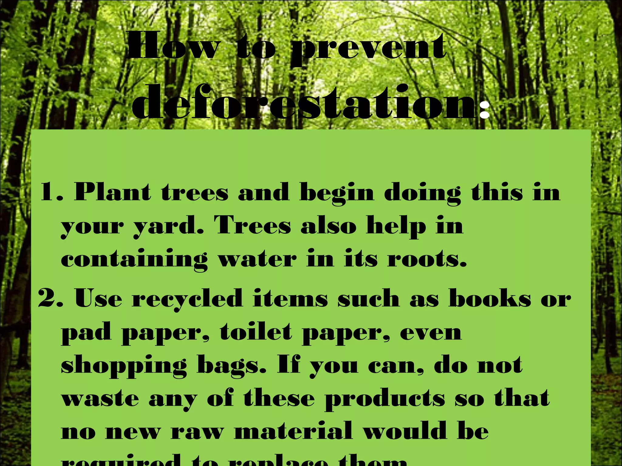 Deforestation | PPT