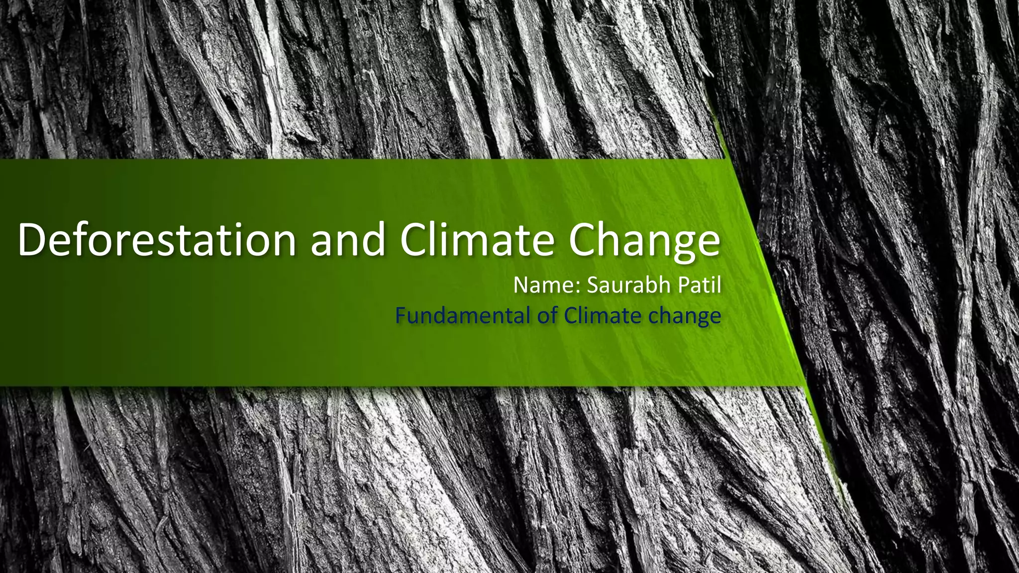 Deforestation and Climate change.pptx