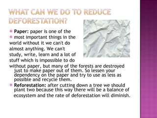 Deforestation & conservation efforts | PPT | Gardening | Home & Garden