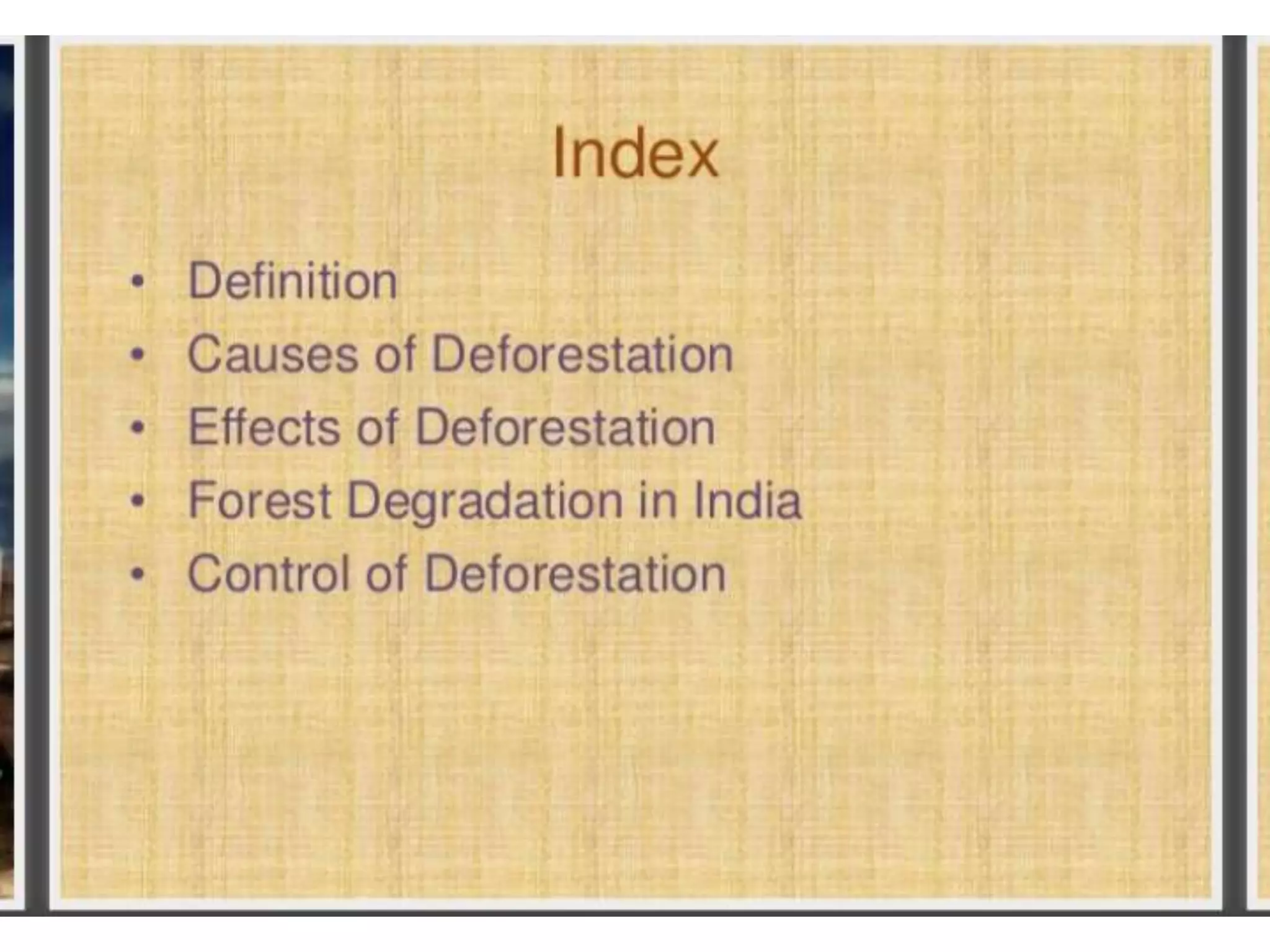 Deforestation in geology | PPTX