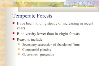 Chapter 10:Biodiversity/Forests/Forest Management | PPT