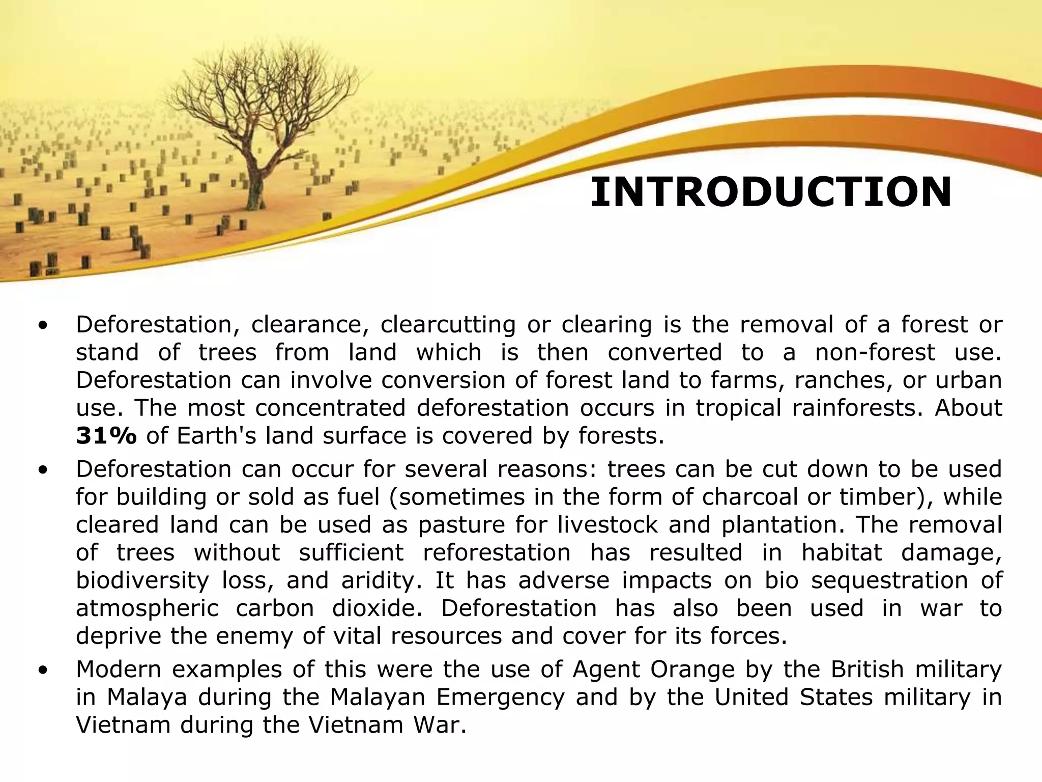 Deforestation | PPTX