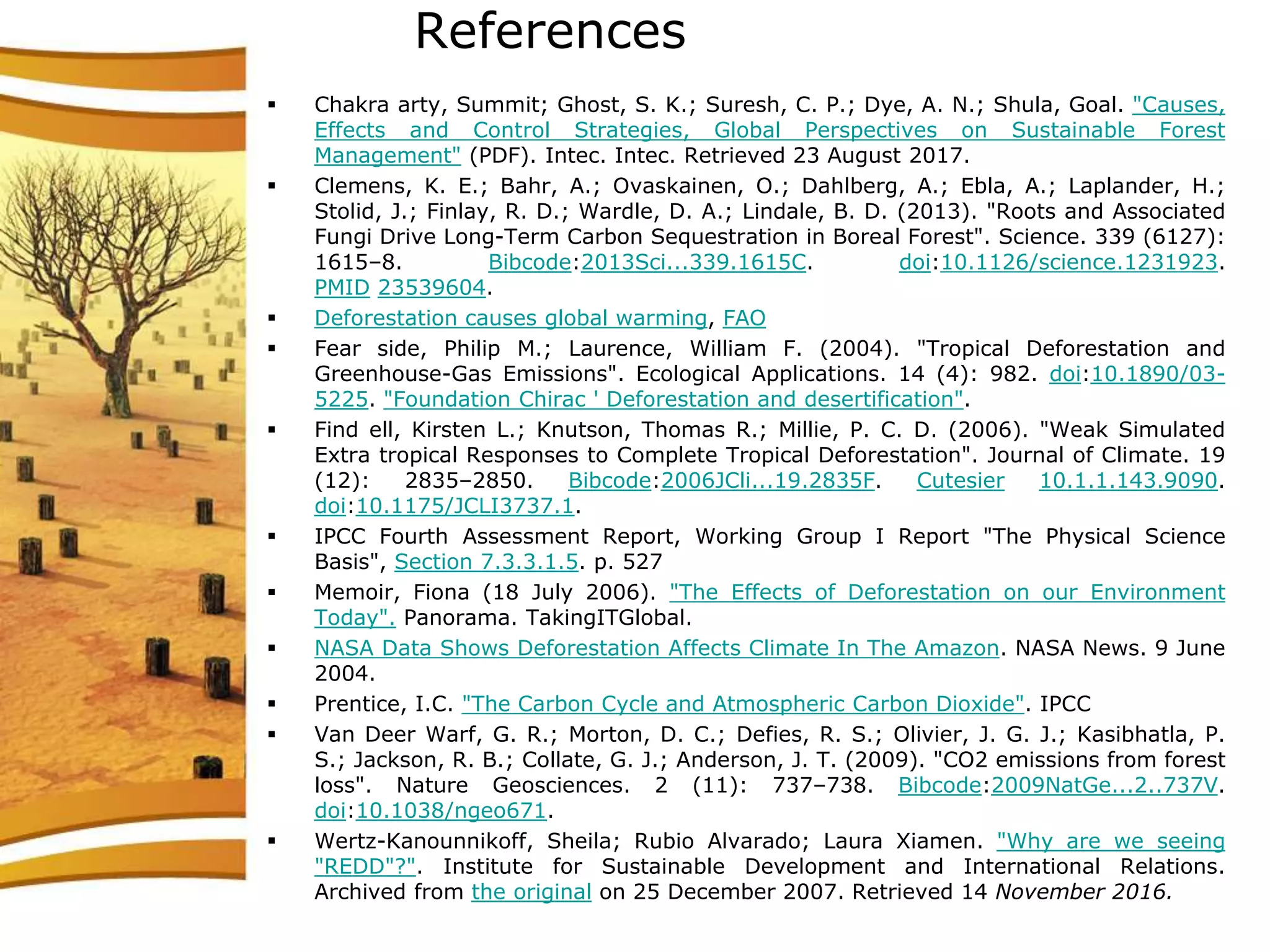 Deforestation | PPTX