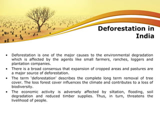 Deforestation | PPTX