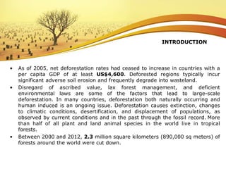 Deforestation | PPTX
