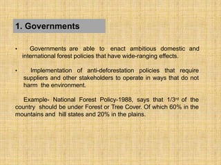Deforestation ppt by prof. shashank chaurasiya | PPT