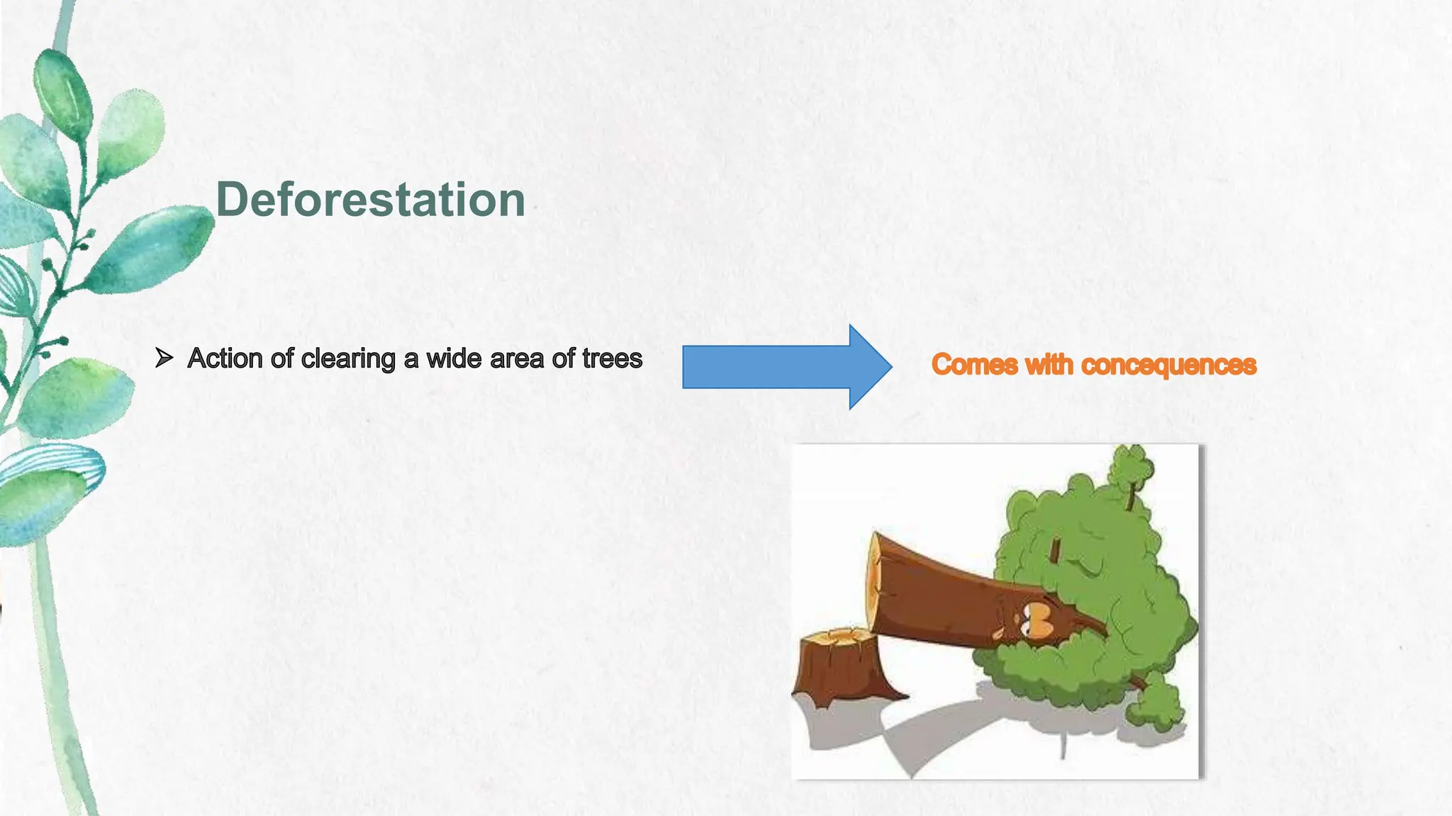 Deforestation, powerpoint handmade. notes | PPT