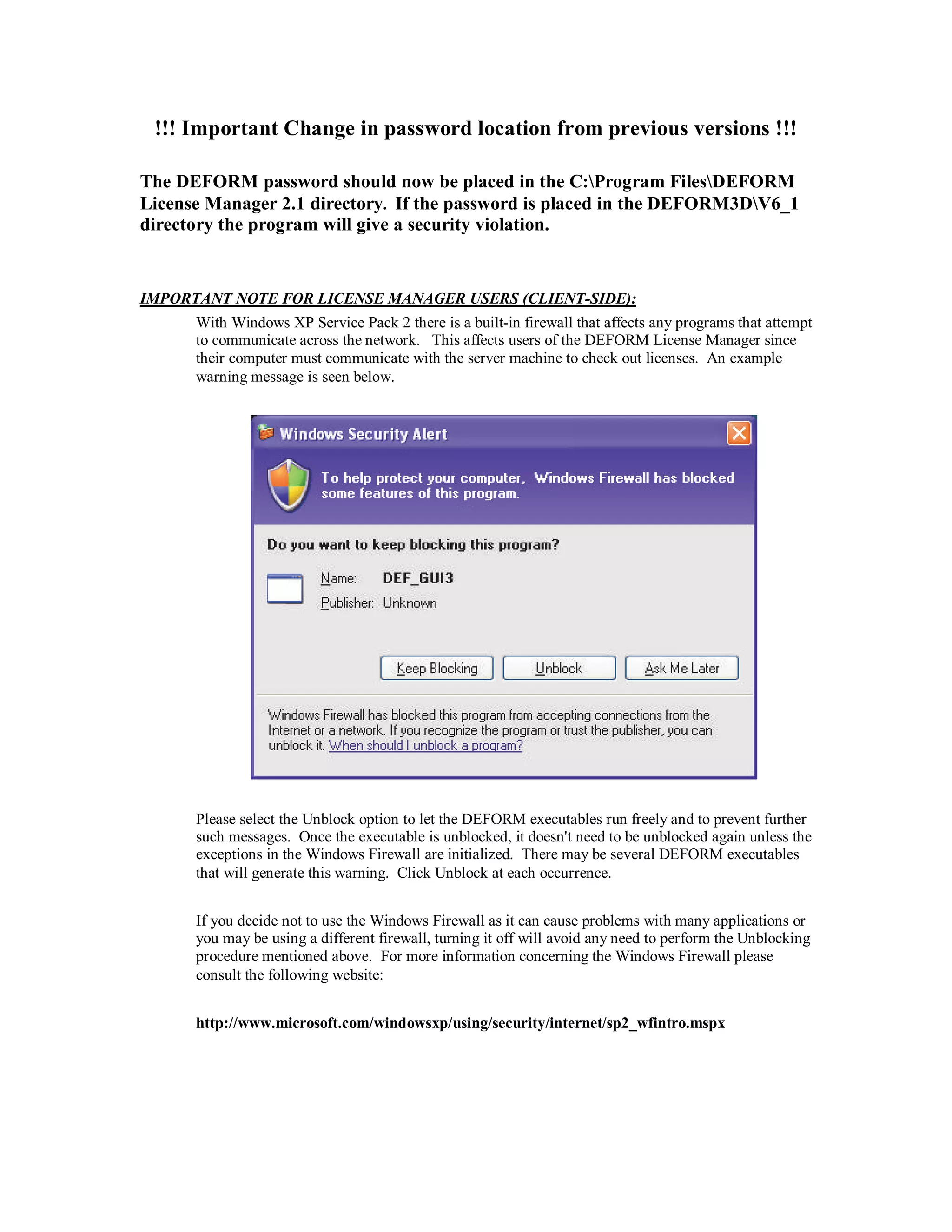 Deform 3 d_v61_pc_installation_notes | PDF