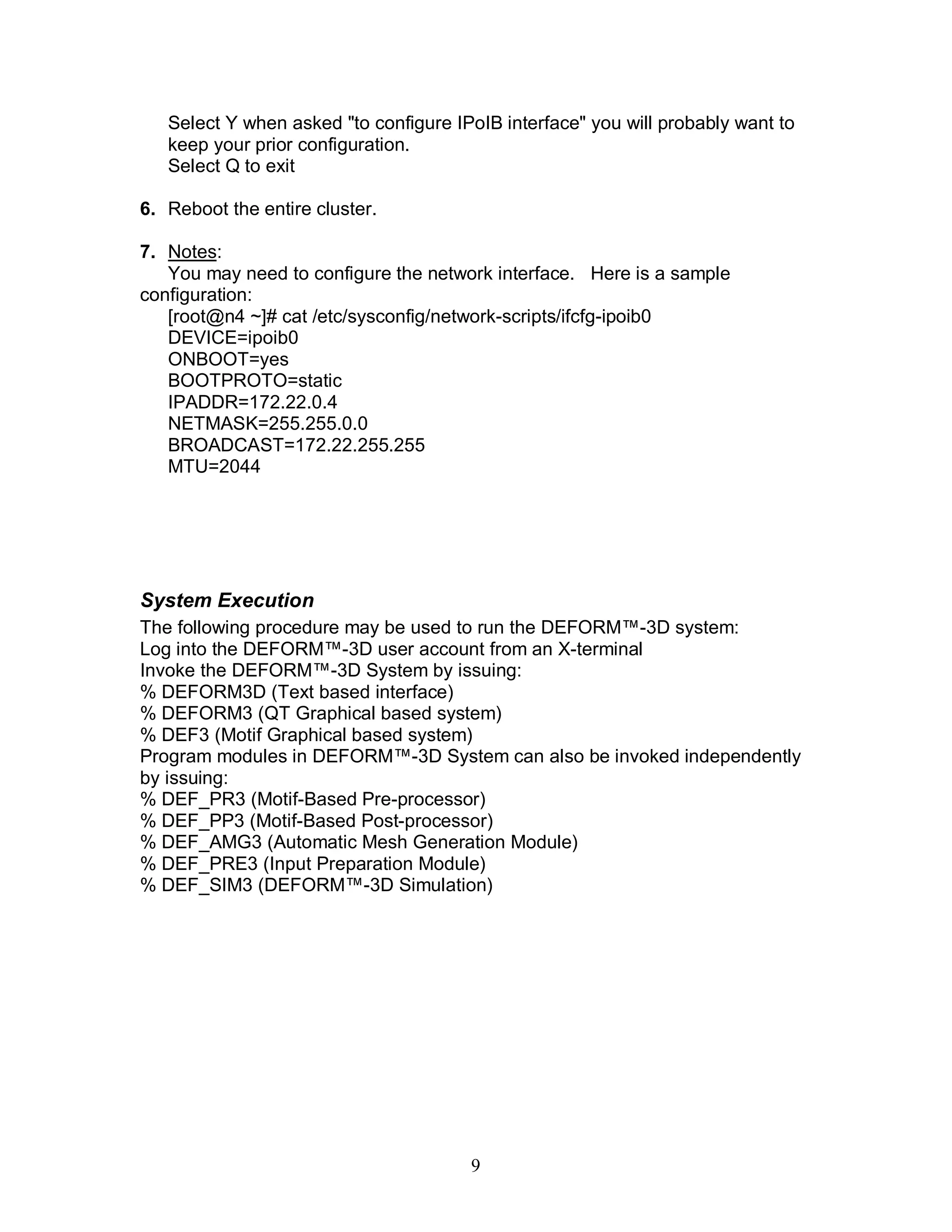 Deform 3 d_v61_unix_installation_notes | PDF