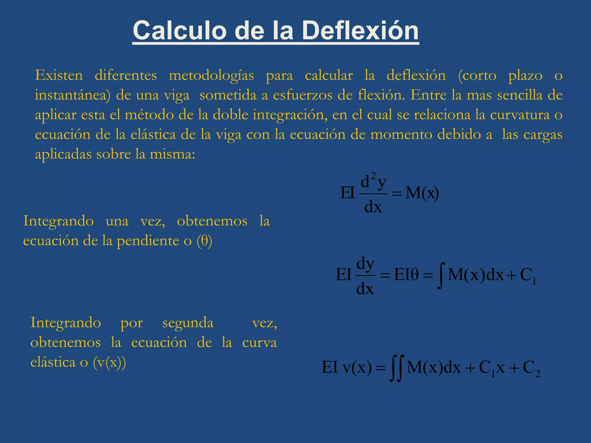 Deformaciónes y deflexiones | PPTX