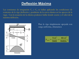 Deformaciónes y deflexiones | PPTX