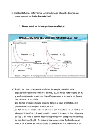 Deformacion elastica | DOCX