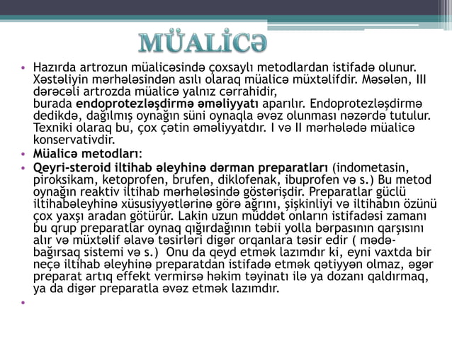 Deformasi̇yaedi̇ci̇ osteoartroz | PPT